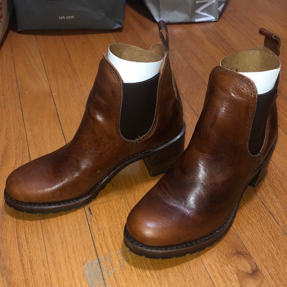 Frye | Shoes | Frye Sabrina Chelsea Boot In Cognac | Poshmark
